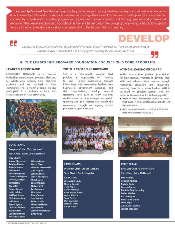 Annual Update - Leadership Broward Foundation